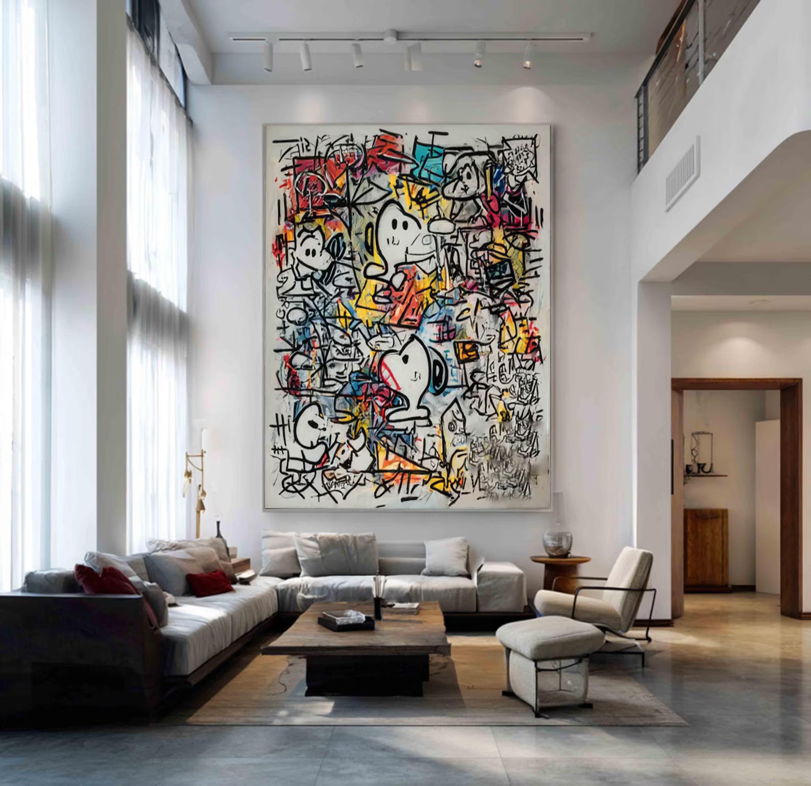 Dynamic Graffiti Whimsy | Cartoon Figures